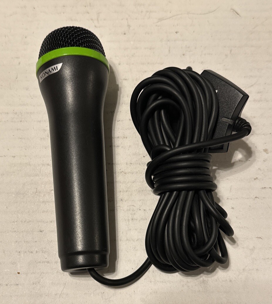 KONAMI LOGITECH A-0252A WIRED MICROPHONE MIC FOR ORIGINAL XBOX | eBay