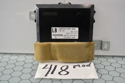 01 02 03 Lexus LS430 Multiplex Driver Door Control Module Computer #418 ...