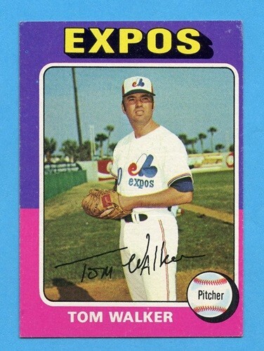 1975 TOPPS # 627 TOM WALKER MONTREAL EXPOS EX+MT FREE SHIPPING | eBay
