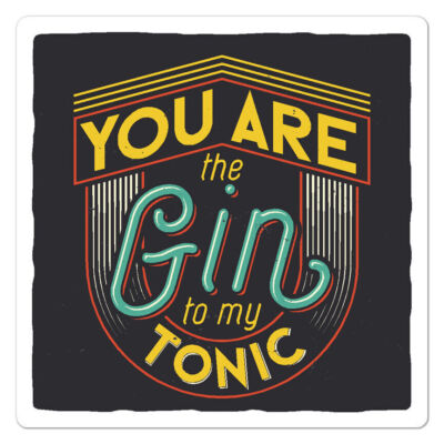 Gin Tonic Sticker Decal | eBay