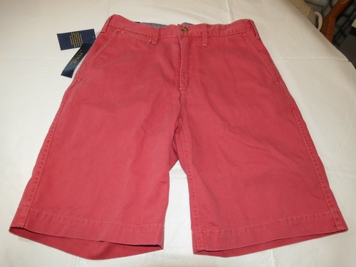 Polo Ralph Lauren Mens Shorts 30 Relaxed Fit 10" 020035 Nantkt Red ...