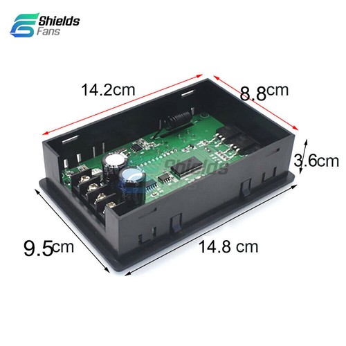 LCD Digital PWM Wireless Remote Control DC Motor Speed Controller DC10 ...