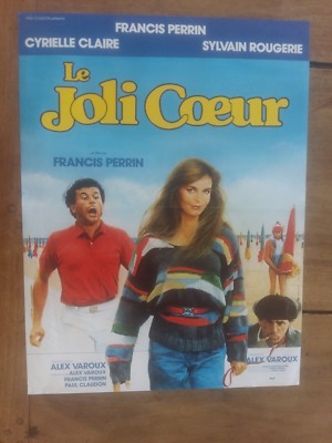 Affiche LE JOLI COEUR francis PERRIN cyrielle CLAIRE sylvain ROUGERIE ...