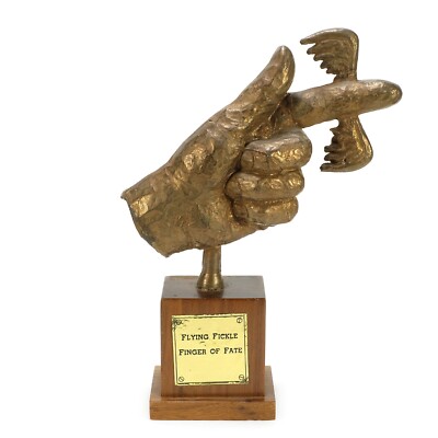 Rare Flying Fickle Finger of Fate Trophy Award – Rowan & Martin's Laugh ...