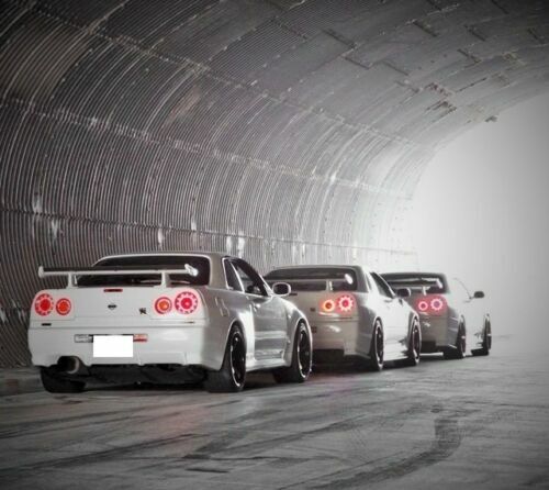 NEW JDM LED Taillight Nismo Style FOR Nissan Skyline R34 GTR GTT Tail ...