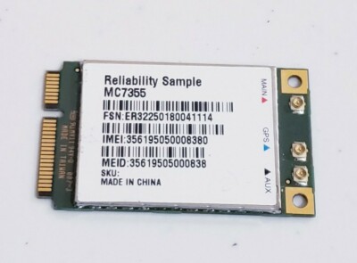 Sierra Wireless Reliability Sample MC7355 Card MV11 94V-0 087-3 | eBay