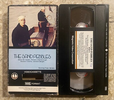 VHS: The Sand Pebbles: PART 1 ONLY: Magnetic Video: Steve McQueen | eBay