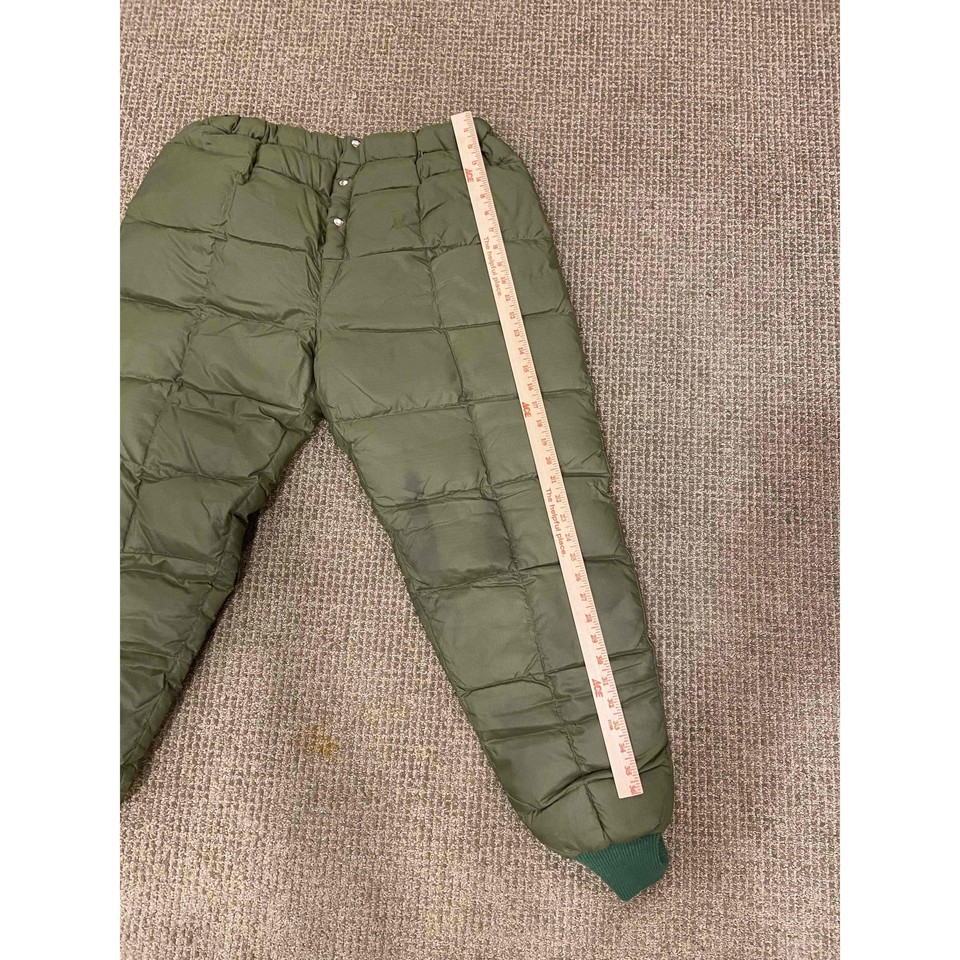 Vintage Pioneer Down Pants Insulation Quilted Puffer Layer Unisex | eBay