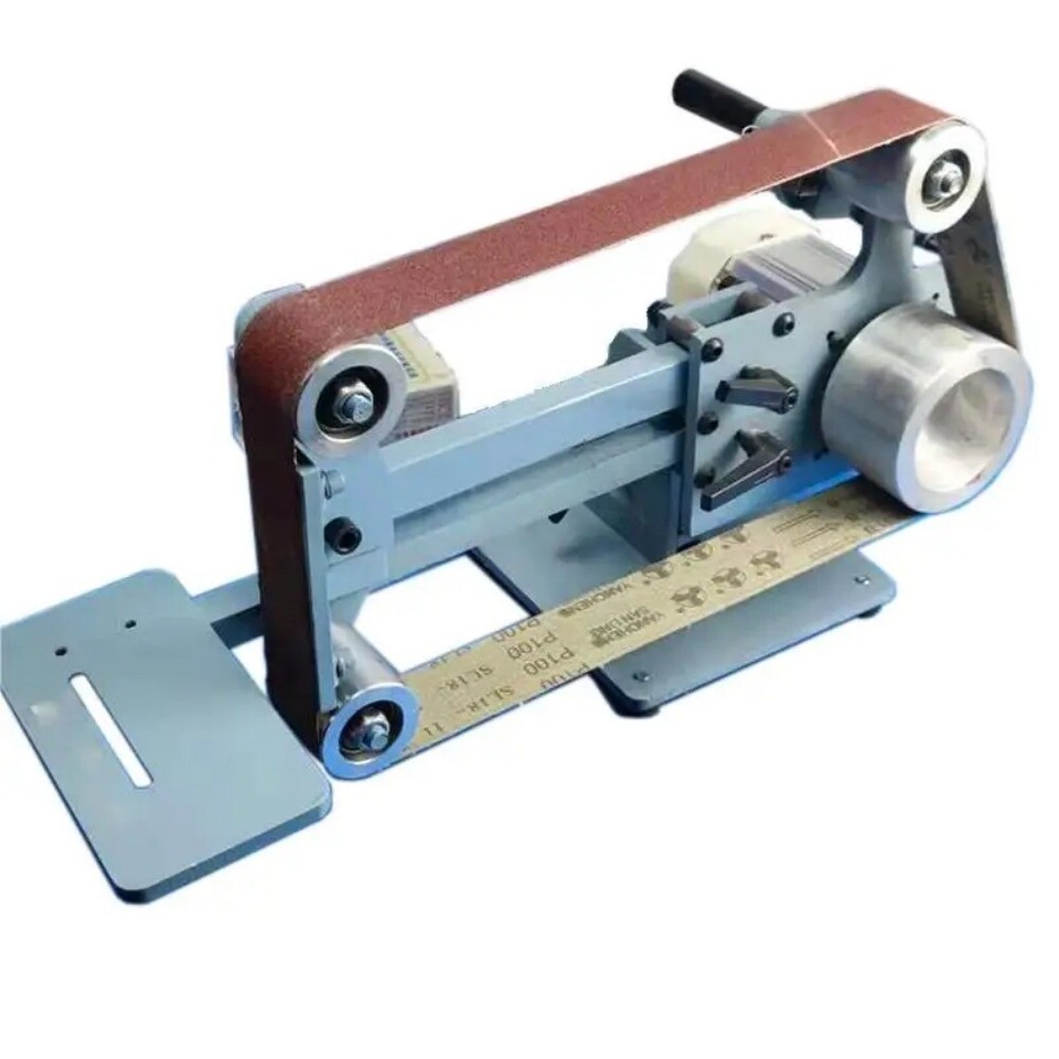 Desktop Small Metal Belt Sander Horizontal Industrial Metal Sander ...