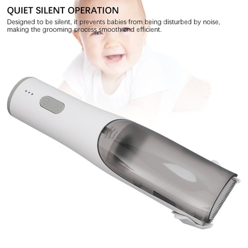 Baby Hair Clipper with Vacuum Water Resistant Quiet Safe Hair Cutting ...