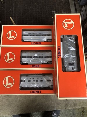Lionel 6-19160-61,62,63 Santa Fe Aluminum Passenger Car Set w/ Carton ...