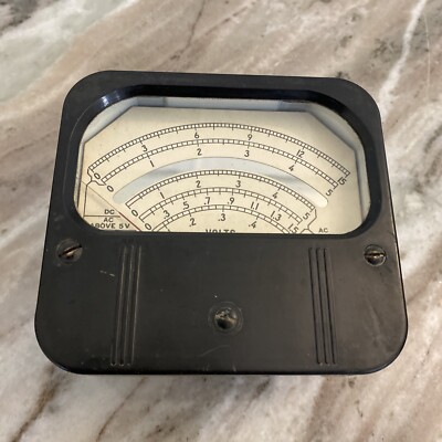 Amp & Voltmeters - Weston Ac Dc Voltmeter