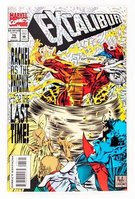 Excalibur #75 (1994 Marvel) 1st Daytripper Apocalypse! Holografix Foil ...