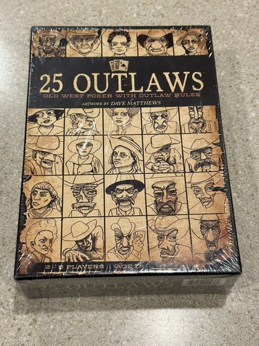 25 Outlaws Card Game Old West Poker with Outlaw Rules | eBay