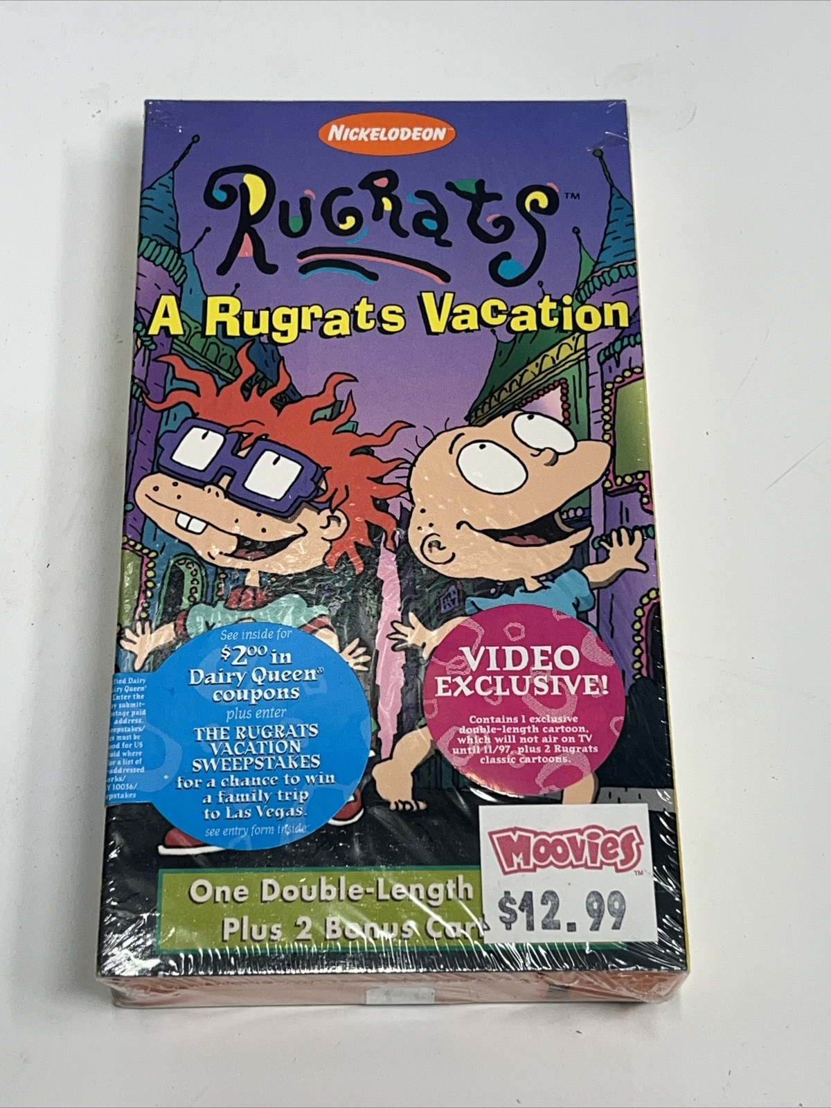Rugrats- A Rugrats Vacation VHS Orange Tape | Grelly USA