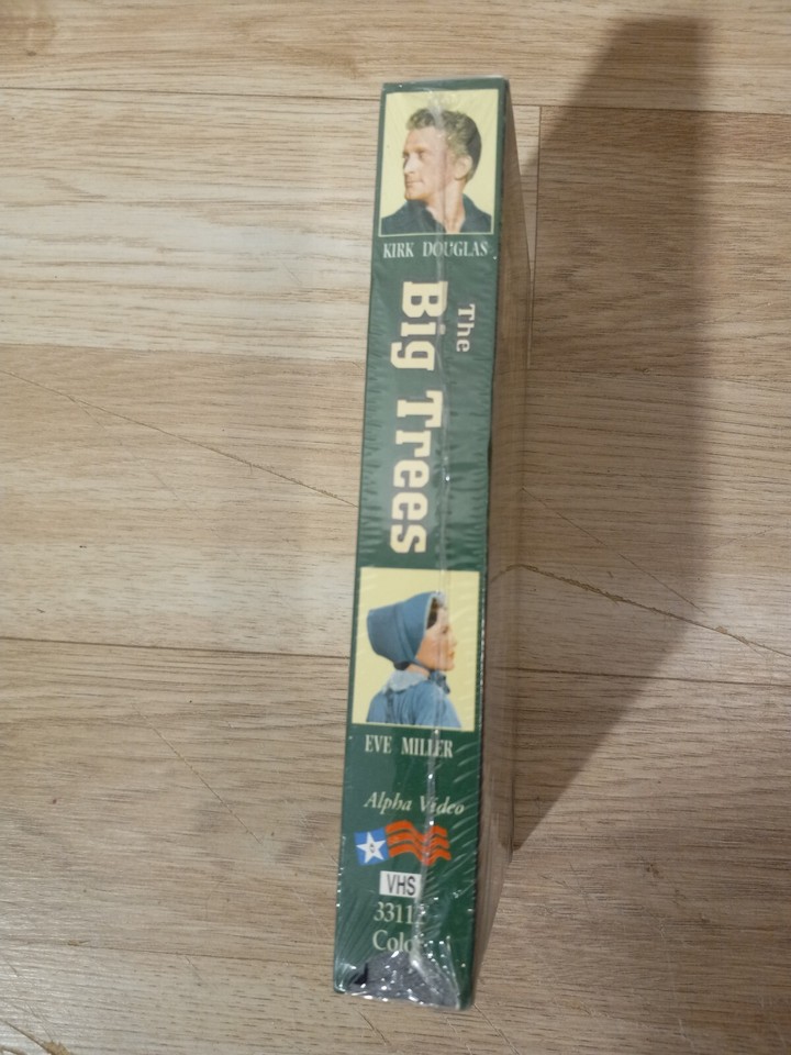 "The Big Trees" VHS 1952 Video Tape Kirk Douglas Color BUY 2 GET 1 FREE ...