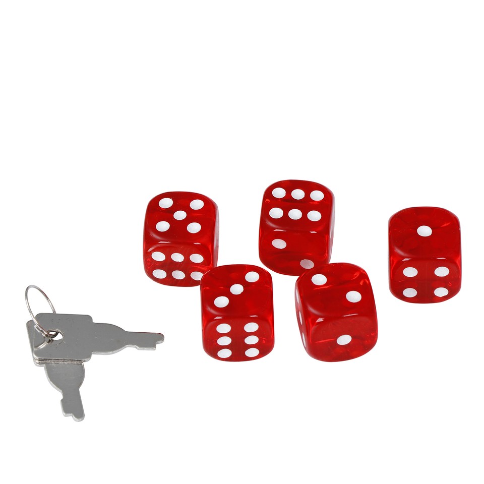 500-Piece Poker Chip Set with Aluminum Case Casino Game w/ Dice & Cards ...