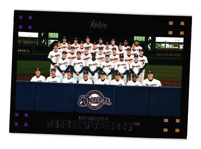 2007 Topps #454 Milwaukee Brewers Milwaukee Brewers | eBay