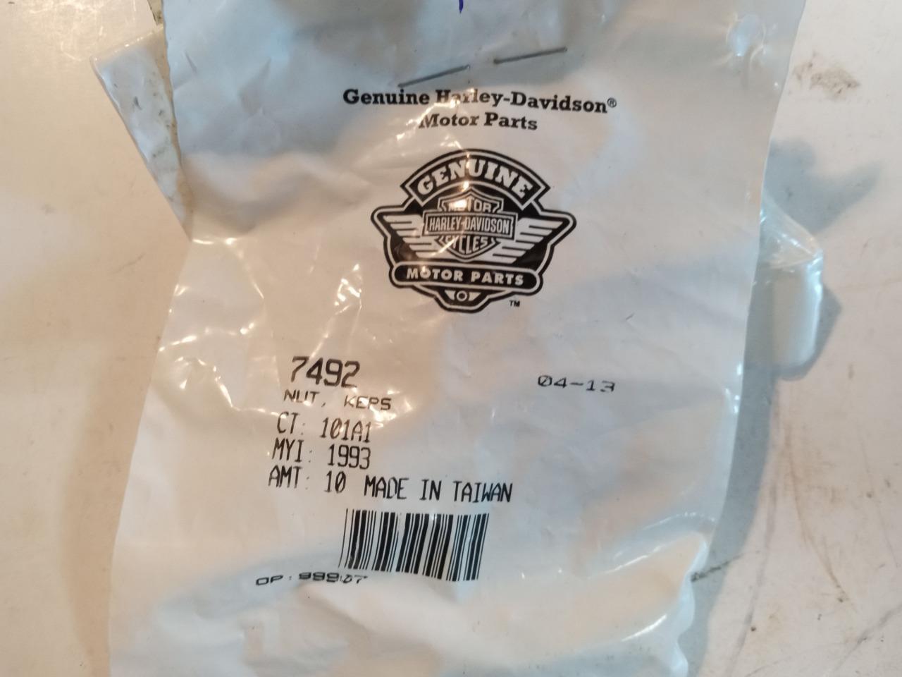 Harley NOS 7778 NYLOCK 7492 KEPS 7739 1/4" MECHANICS SPECIAL HARDWARE ...