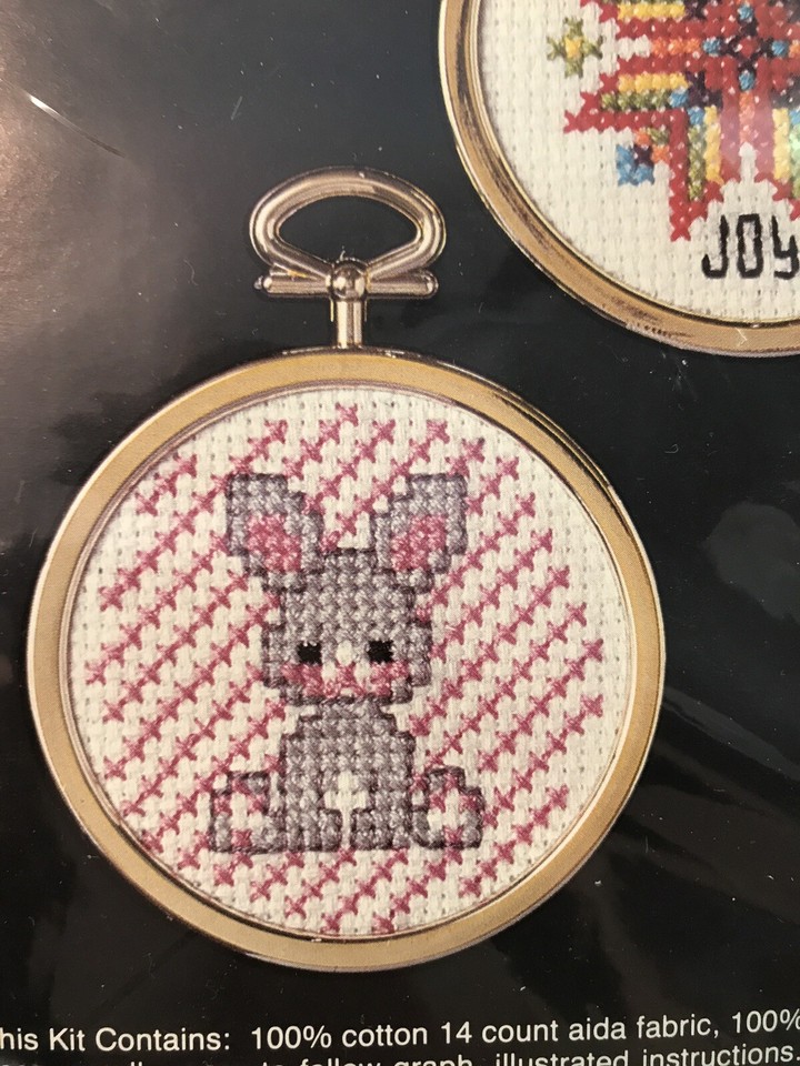 Counted Thread Counted Cross Stitch Lot of Two Kits Our Guests Three ...