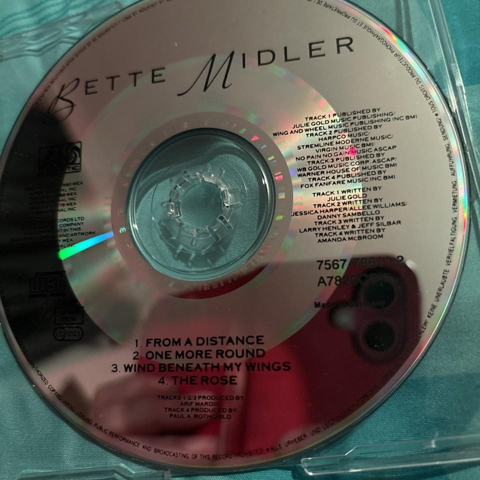Bette Midler - From A Distance | 4 track CD Single | Great Condition | eBay