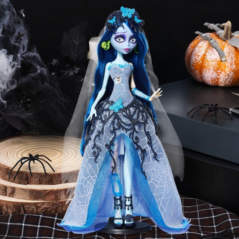 Monster High Tim Corpse Bride Emily Skullector Doll Gothic Skull Bride ...