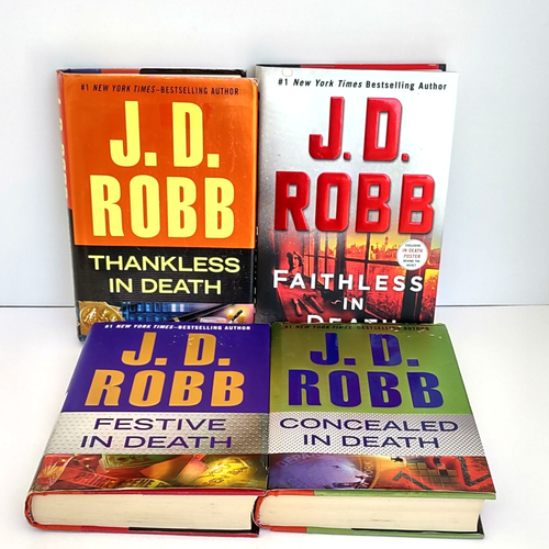 J.D. Robb 4 Book Lot Eve Dallas Novels In Death Series Thriller Crime ...