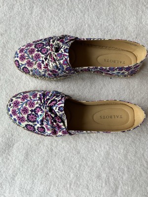 Talbots size 10 Summer slip On Shoes. Purple, Blue And Pink. Very ...