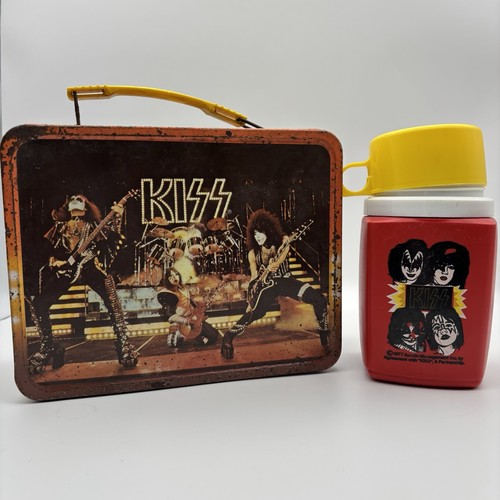 Vintage KISS Lunch Box and Thermos 1977 AUCOIN See Pictures For ...
