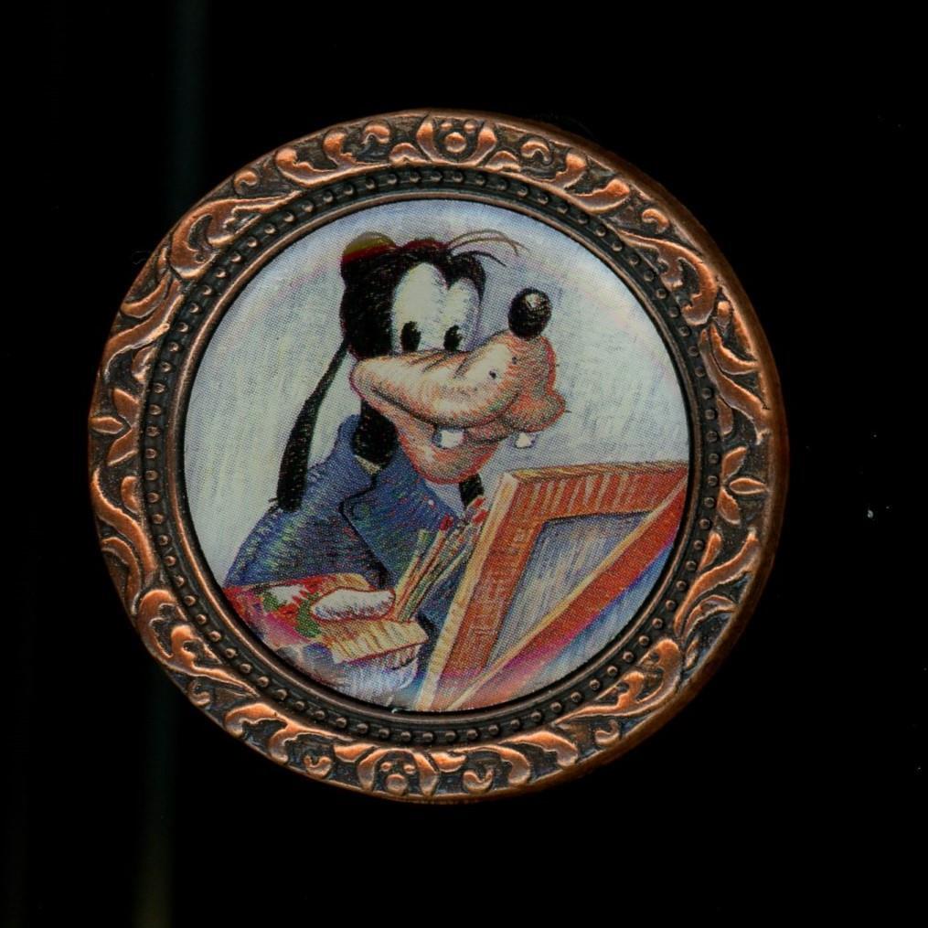 TDL TDS Tokyo Disney Sea Framed Art Goofy in Van Gogh Painting Disney ...