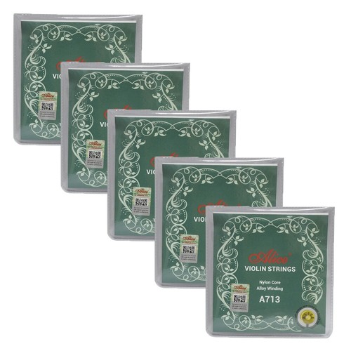 5 Sets Alice A713 Nylon Core Alloy Winding Violin Strings 4-string Set ...