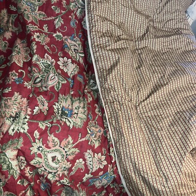 Chaps Ralph Lauren Summerton Western King Reversible Comforter Red ...