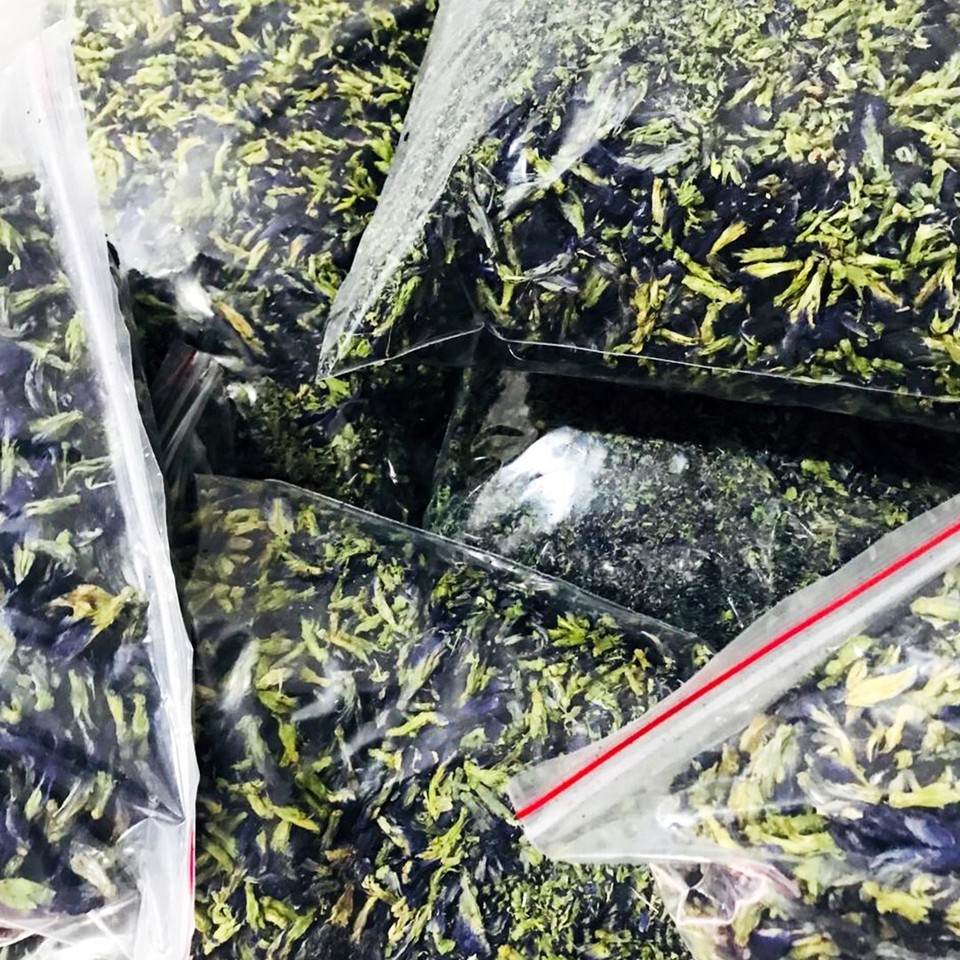 5kg Ceylon Organic Pure Blue Butterfly Pea Flower Clitoria Ternatea ...