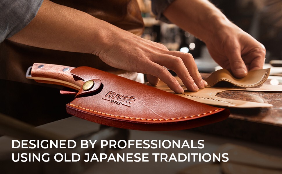 SET! Huusk® Japanese Kitchen Knife with Premium Leather SET! Huusk® Japanese Kitchen Knife with Premium Leather