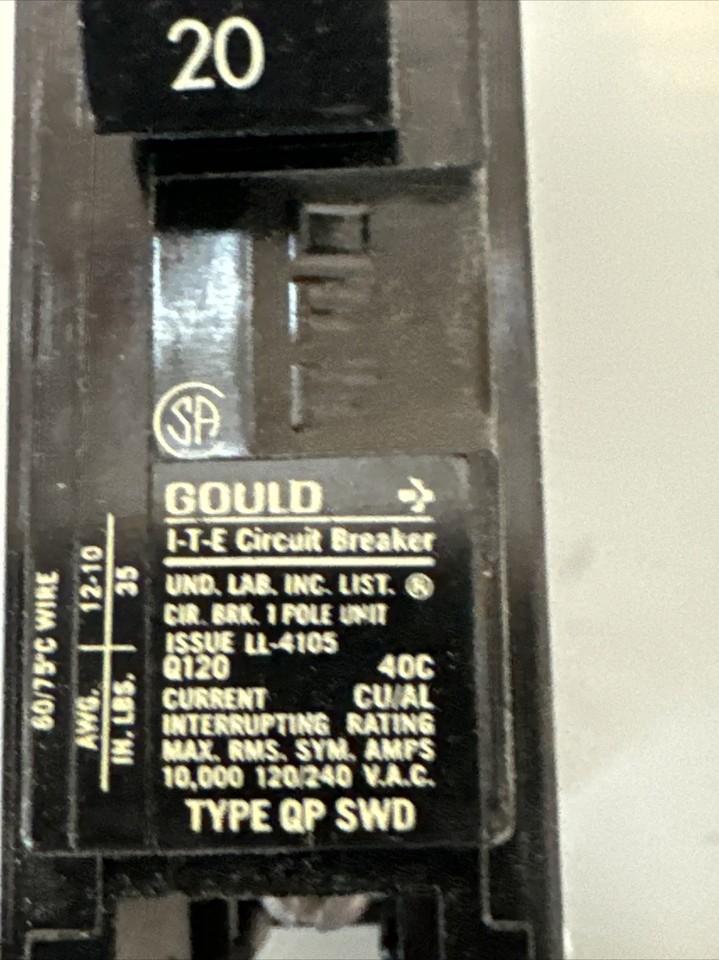 Gould ITE Circuit Breaker | eBay