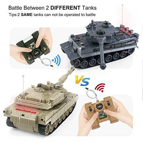 Rc Tanks,1:28 WW2 German Tiger Army Tank Toys for Boys,9 Channels ...