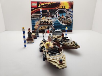LEGO INDIANA JONES 7197 VENICE CANAL CHASE 100% MANUAL PIECES ...