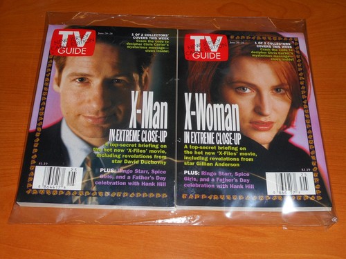X-Files TV Guide June 20-26, 1998 - 2 issues Collectors' Covers | eBay