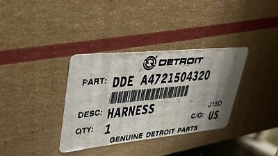 Detroit Diesel DDE A4721504320 DD13/15 One Box Electrical Wiring ...