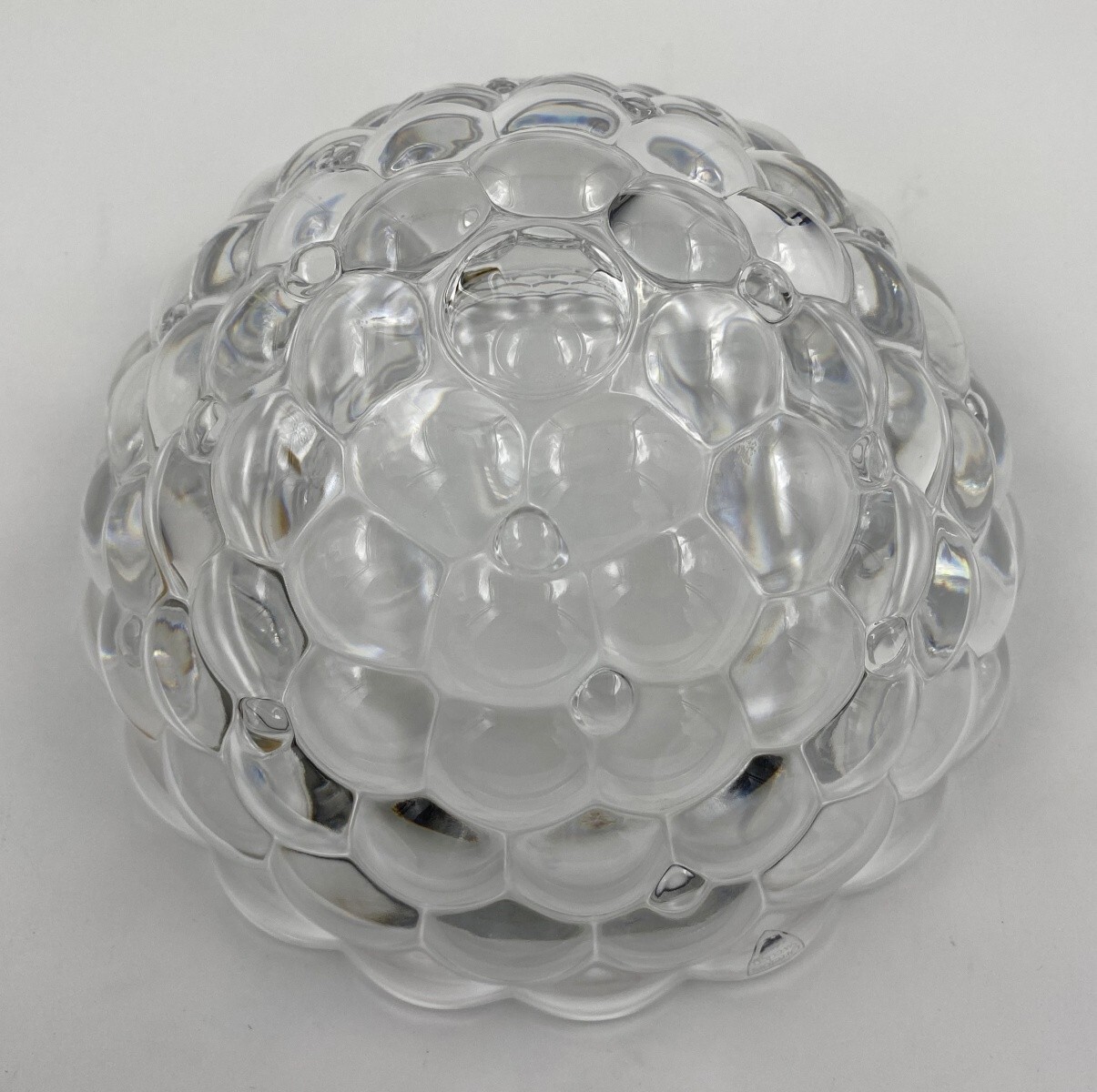 Orrefors Raspberry Bowl 8” Clear w/Original Label Anne Nilsson | eBay