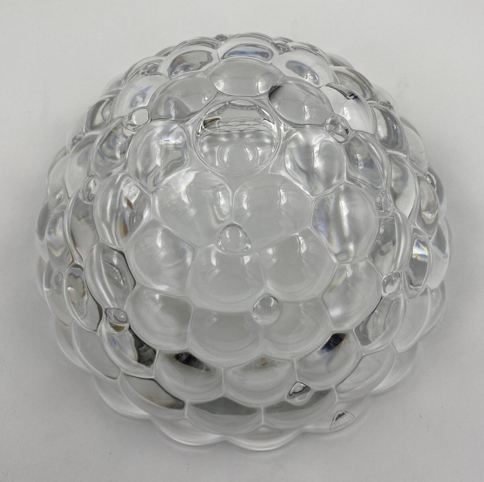 Orrefors Raspberry Bowl 8” Clear w/Original Label Anne Nilsson | eBay