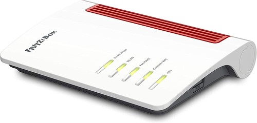 ROUTER MODEM 2022 AVM FRITZ! BOX 5530 FIBER WLAN AX MESH 2 x 2 Wi-Fi 6 ...