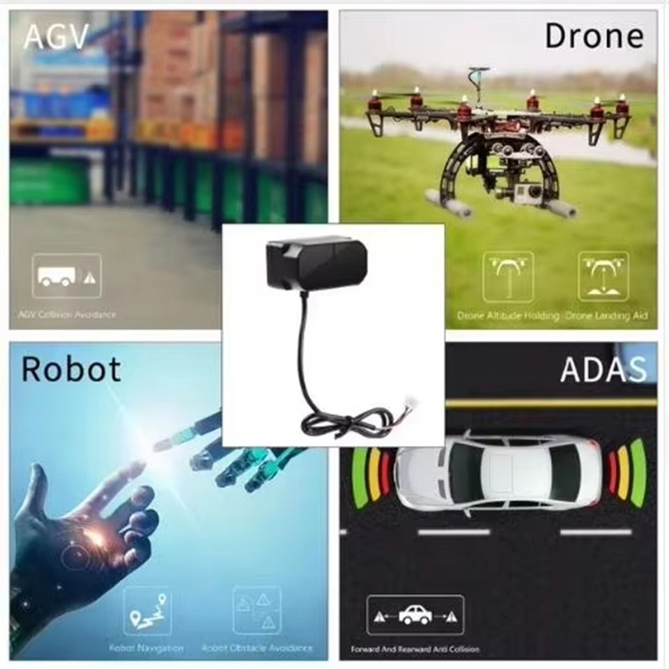 TOF 12m TFmini Plus LiDAR-, IP65 Micro-Single-Point-TOF ...