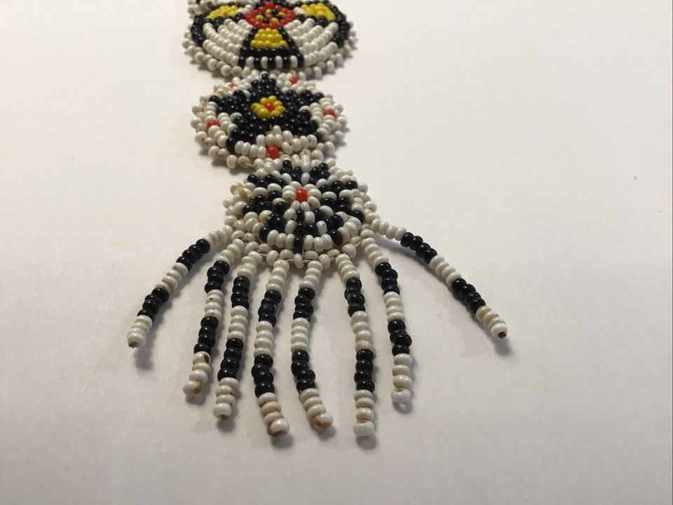 Handmade Vintage Native American Seed Bead Necklace 3 Different ...