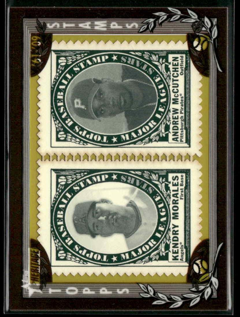 Kendry Morales 2010 Topps Heritage Framed Dual Stamps /50 Price Guide ...