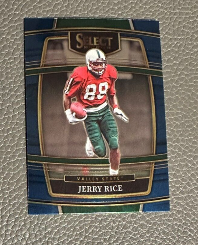 2022 Select Draft Picks #53 JERRY RICE Concourse Blue Parallel Valley ...