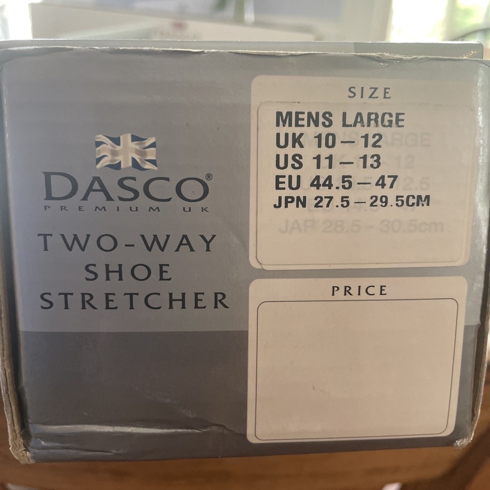 New-in-Box DASCO Two-Way Shoe Stretcher Men's S or L; Women's S or M | eBay