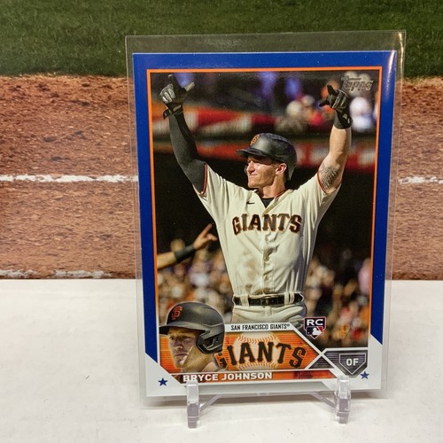Bryce Johnson 2023 TOPPS SERIES 2 Blue Parallel GIANTS | eBay