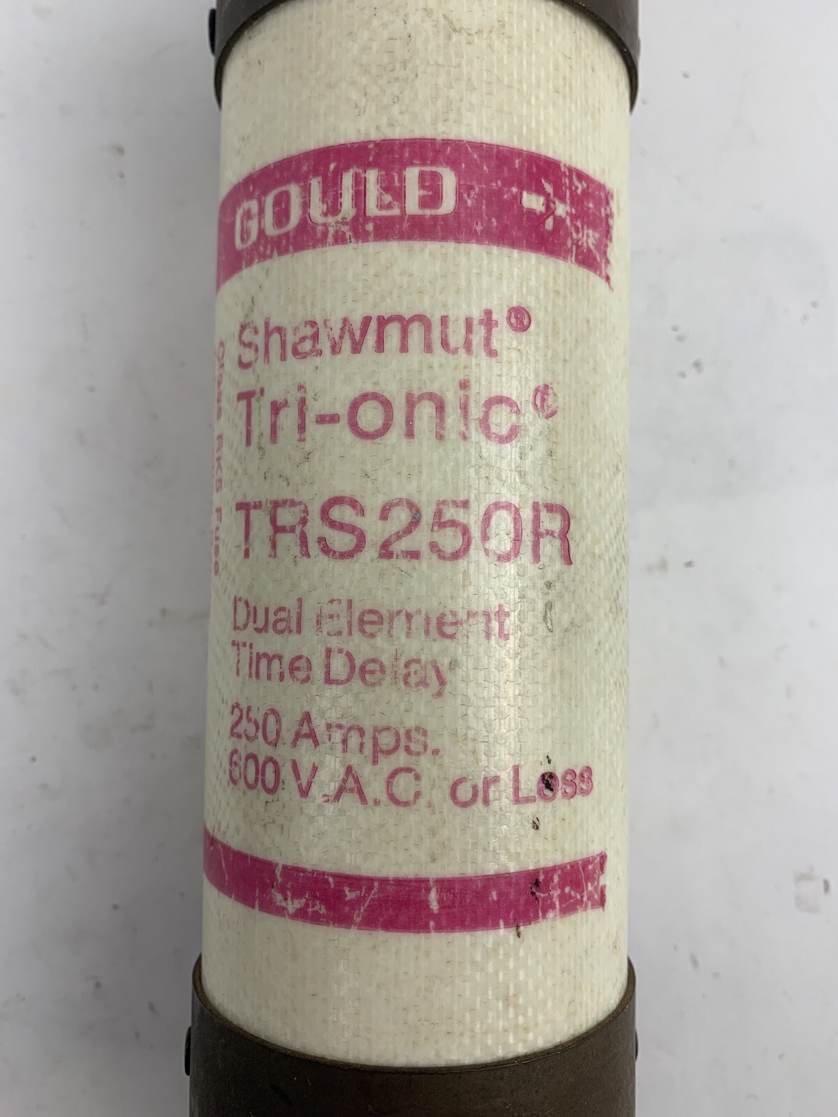 Gould Shawmut Tri-Onic TRS250R 250A 600V Fuse "Lot of 2" | eBay