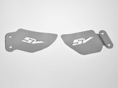 SUZUKI SV650 SV650S SV 650 S (99-02) CHROME HEEL GUARDS KICK PLATES ...